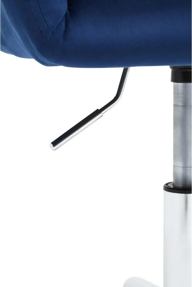 Modrá čalouněná kancelářská židle Brent – Premier Housewares