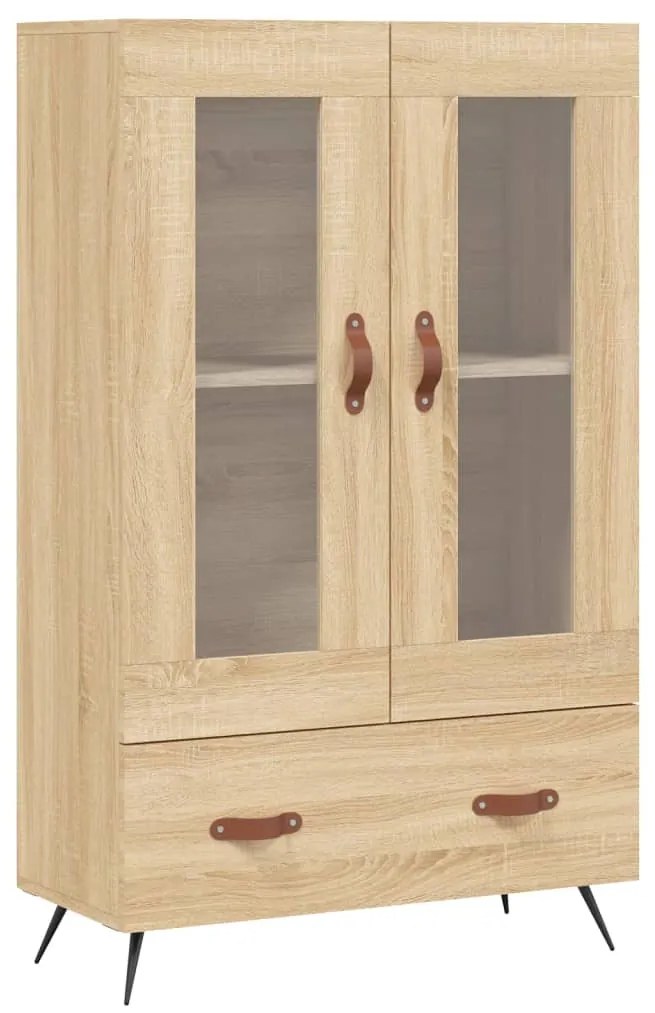 Skříň highboard dub sonoma 69,5 x 31 x 115 cm kompozitní dřevo