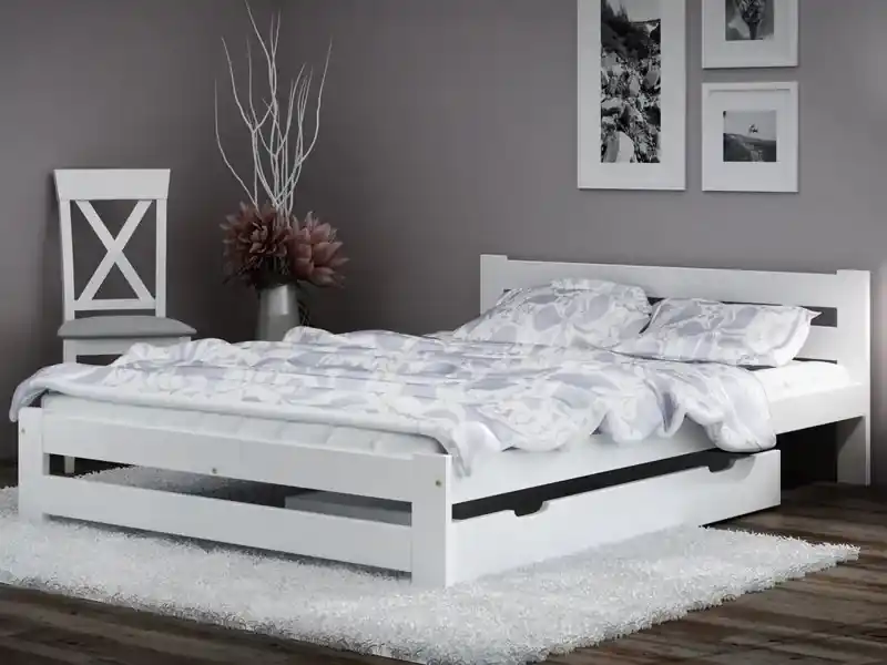 Úložný box pod postel 150 cm, bílá | BIANO