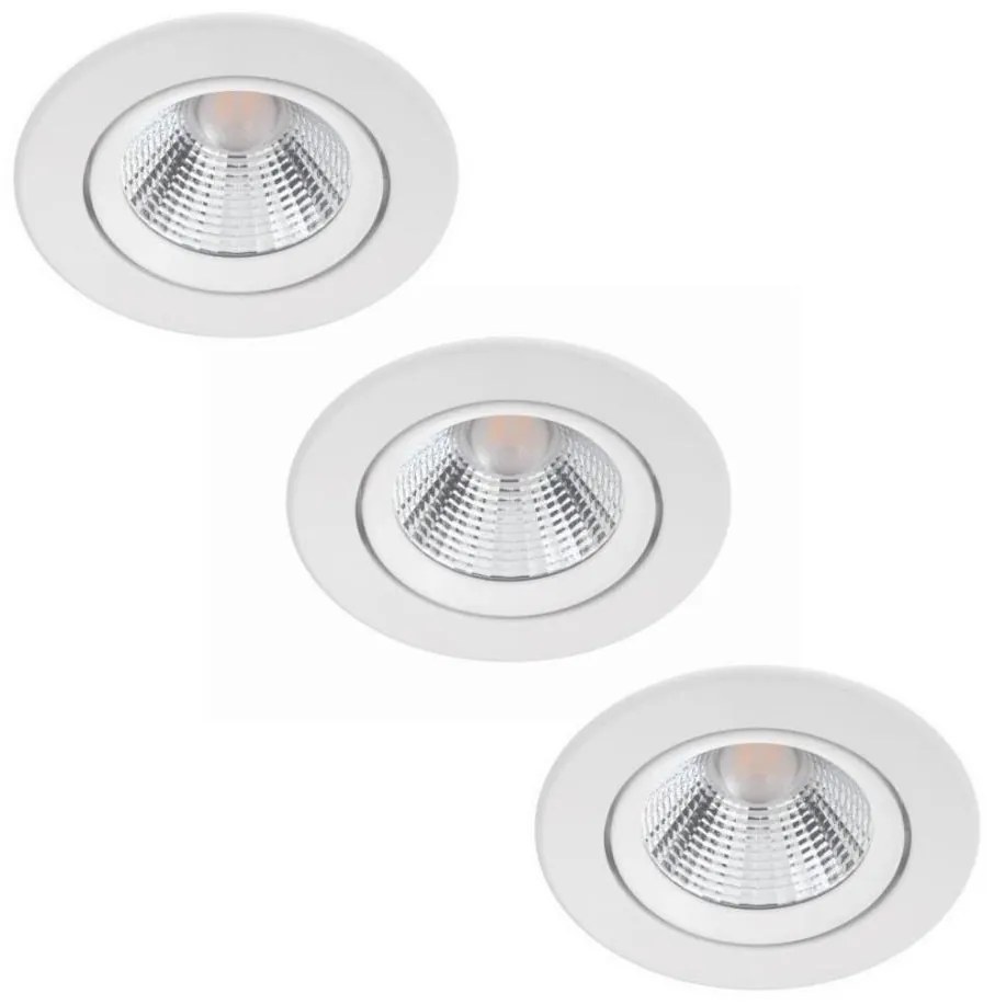 Philips - SADA 3x LED Stmívatelné podhledové svítidlo DIVE LED/5W/230V 2700K