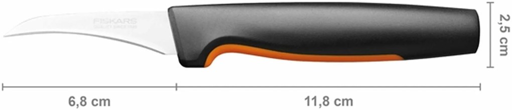 Fiskars Functional Form Zahnutý loupací nůž 7cm 1057545