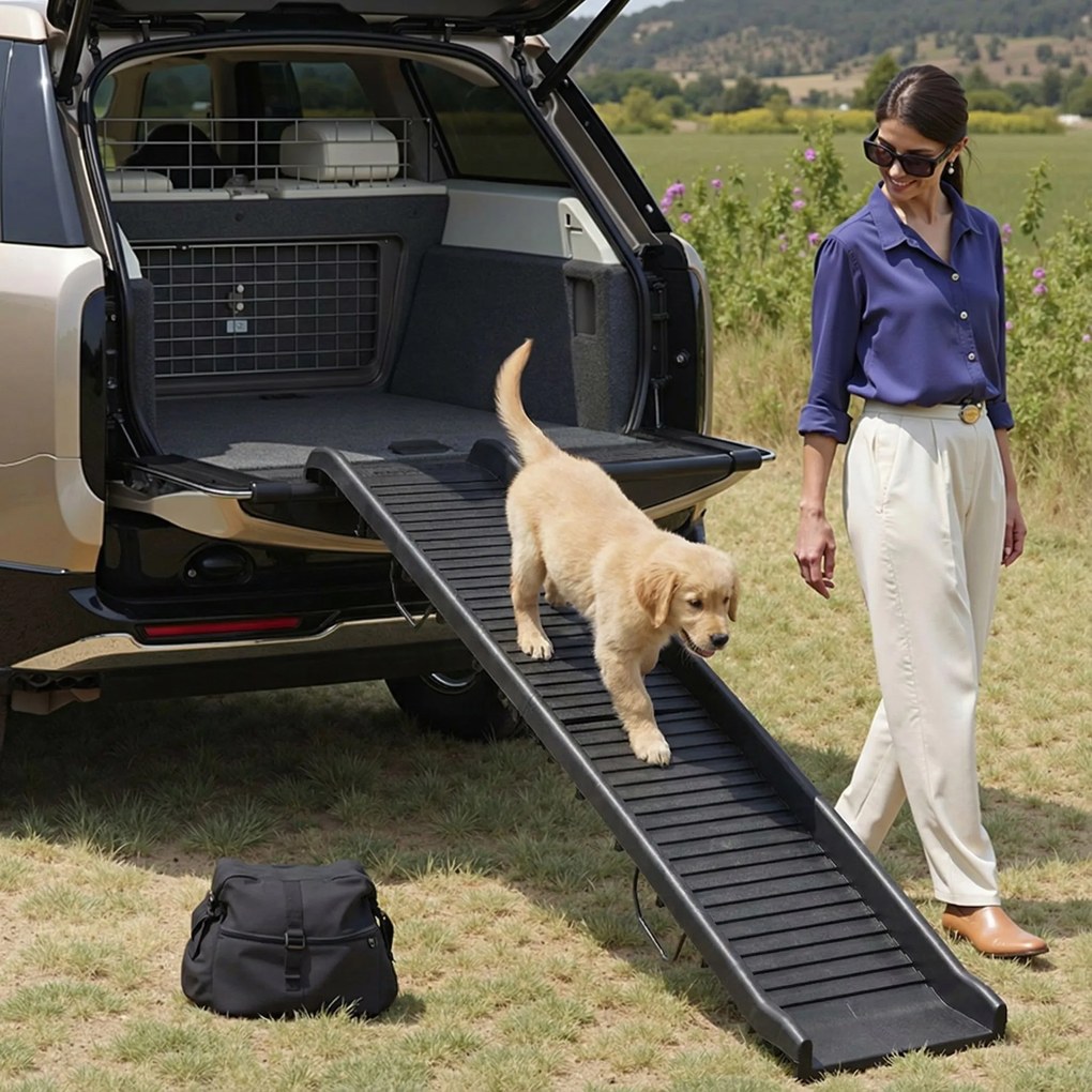 Rampa pro psa fudajo – 156 × 40 cm, 79 × 40 cm, 90 kg (60884)