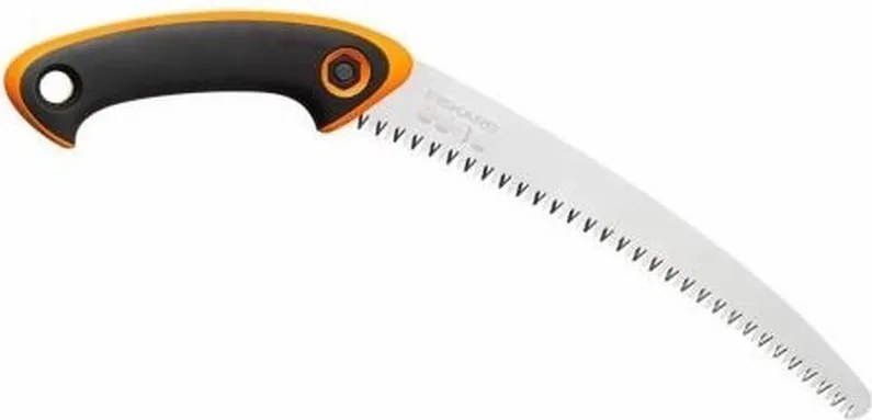 Zahradnická profesionální prořezávací pila Fiskars SW-240, zahnutá s hrubšími zuby (1020200)