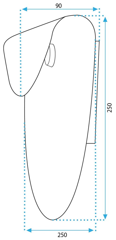 Toolight Nástěnné svítidlo APP1429-W BLACK