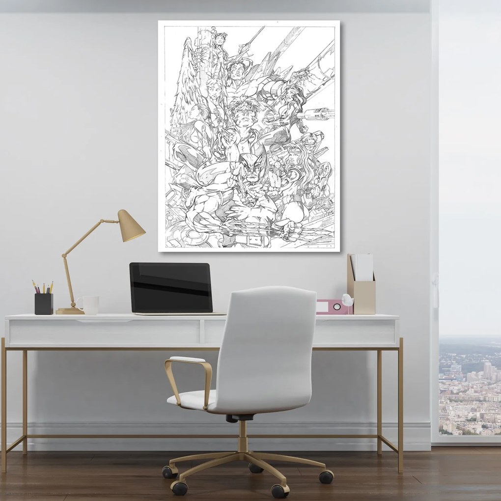 Gario Obraz na plátně Skica superhrdinů - Saqman Rozměry: 40 x 60 cm