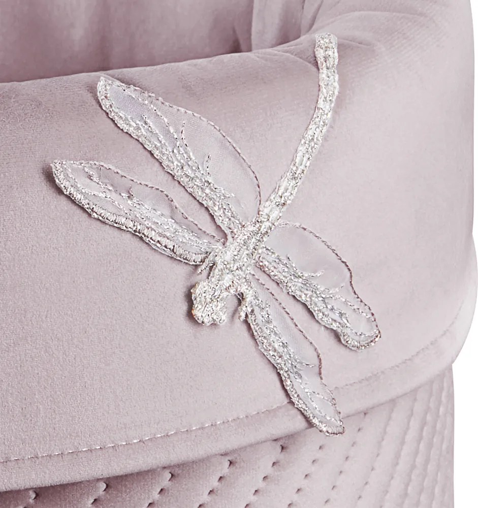 OH Charlie Koš na hračky Glamour Luxury Růžový
