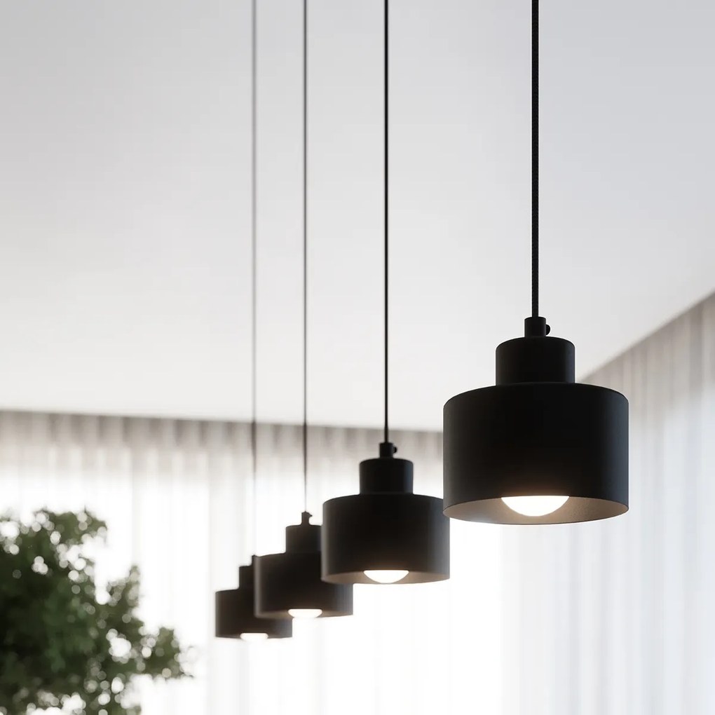 Sollux Lighting Závěsné svítidlo SAVAR 1 Černá