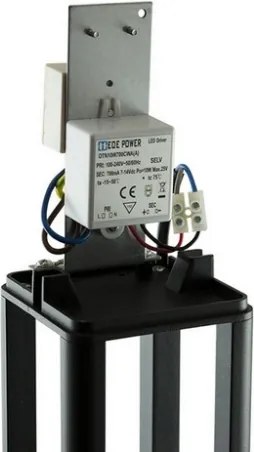Sloupkové LED svítidlo McLED Rhea 7W 4000K IP65 černá ML-515.010.19.0