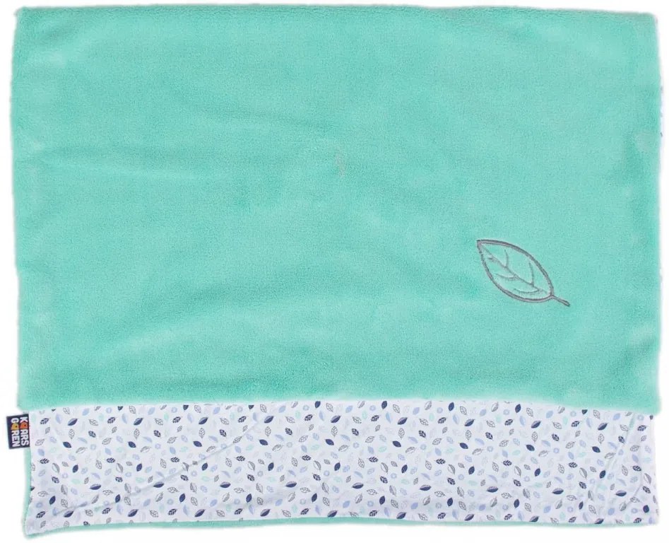Kaarsgaren Dětská deka 70x100 cm lístek Wellsoft bavlna mentolová