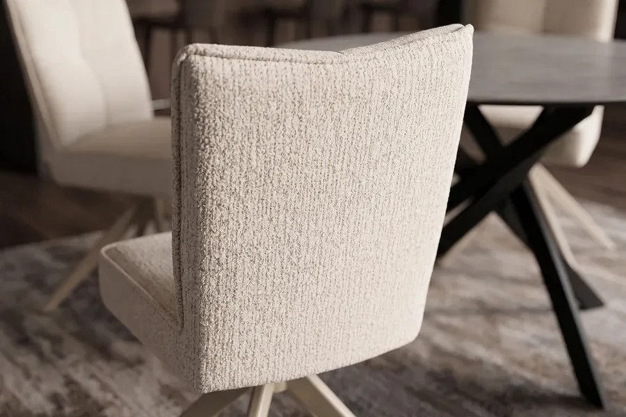 Designová otočná židle Narayan béžová