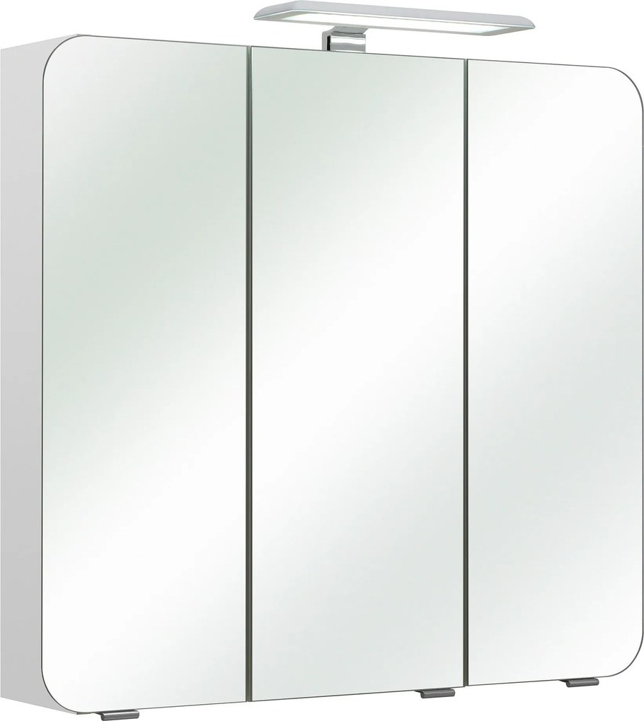 XXXLutz ZRCADLOVÁ SKŘÍŇKA, bílá, 75/70/20 cm Xora - Koupelnové série - 001977027501
