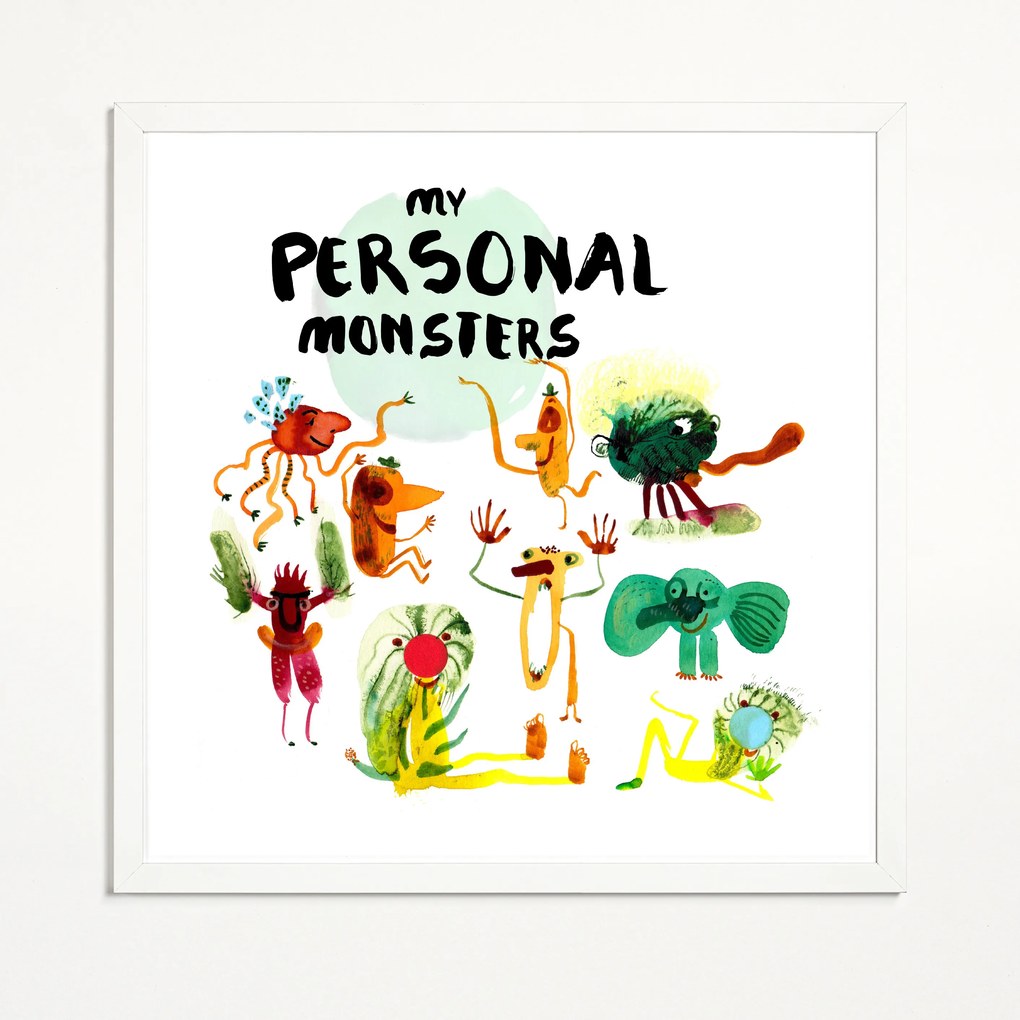 Petra Lemonnier | My personal monsters Rám: Bez rámu, Velikost: 50 x 50 cm