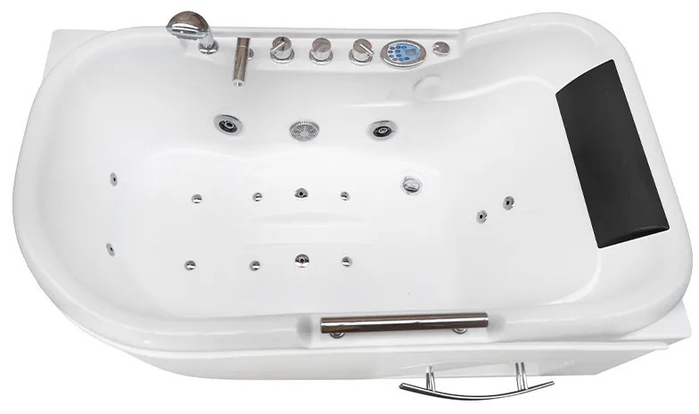 BPS-koupelny Hydromasážní vana HYD-LE796L 140x80 LEVÁ bez ohřevu vody
