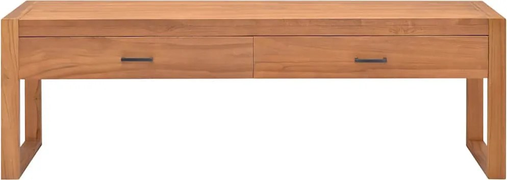 TV stolek 140 x 40 x 45 cm teakové dřevo 325273