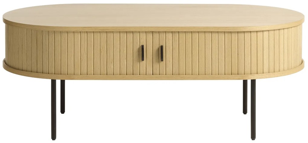 Designový konferenční stolek Vasiliy 120 cm přírodní dub