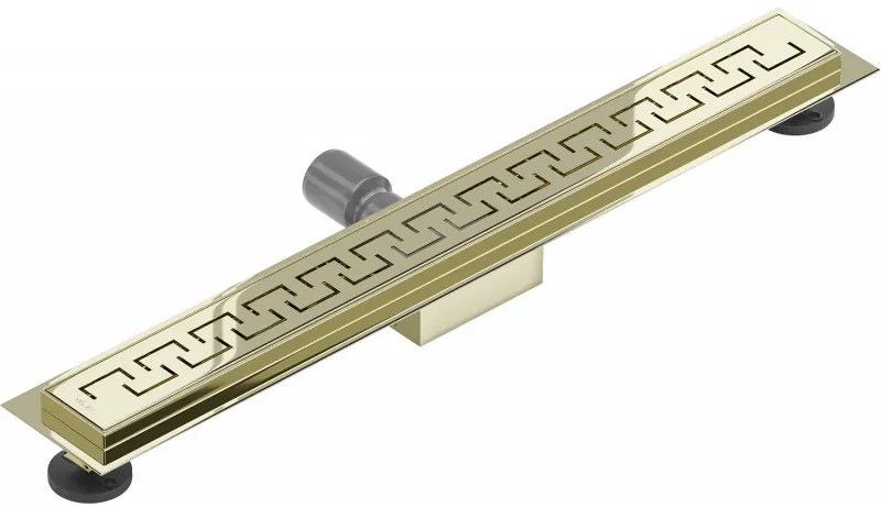 Mexen Flat M15 nerezový sprchový žlab 50 cm, zlatá, 1524050-15