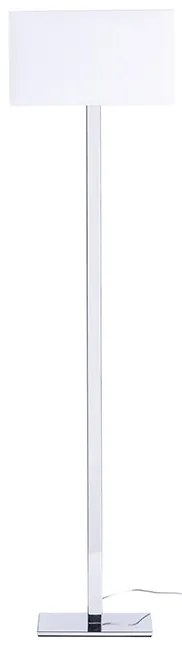 RENDL R11984 PLAZA stojanová lampa, dekorativní bílá chrom