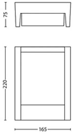 Philips - LED Venkovní nástěnné svítidlo ARBOUR LED/3,8W/230V IP44