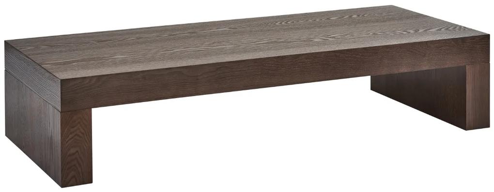 OnaDnes -20% Hoorns Hnědý dřevěný konferenční stolek Honor 120 x 50 cm
