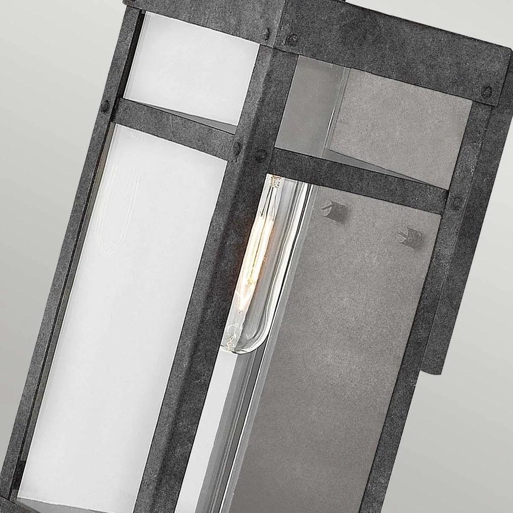 Venkovní lucerna Elstead PORTER S 34 cm zvětralý zinek
