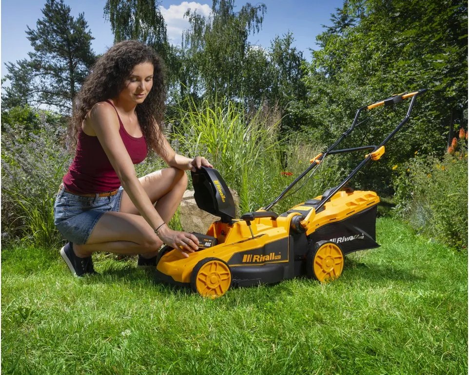 Riwall PRO RALM 4020i 2x20V - akumulátorová sekačka (bez akumulátoru a nabíječky)