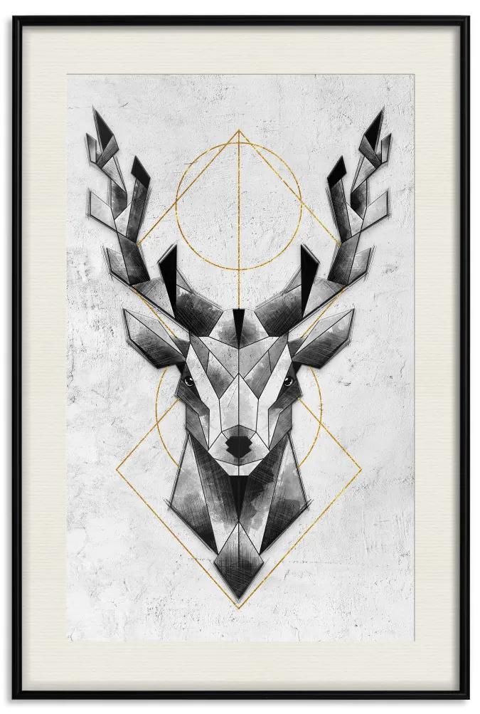 Plakát Šedý jelen