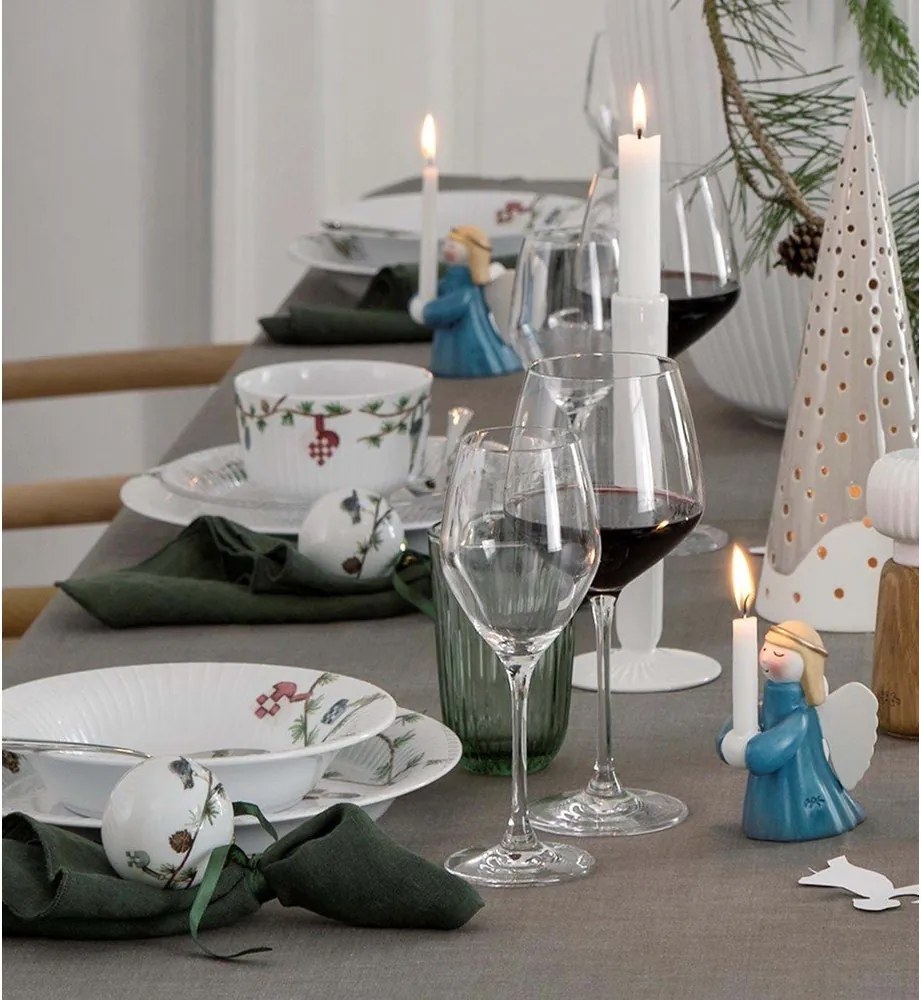 Bílý porcelánový talíř s vánočním motivem ø 27 cm Hammershøi Christmas – Kähler Design