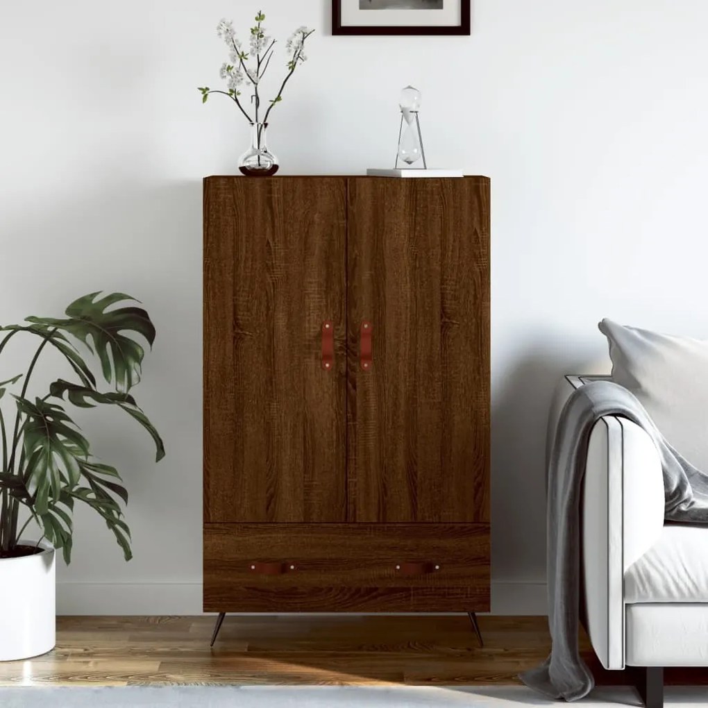 vidaXL Skříň highboard 69,5 x 31 x 115 cm kompozitní dřevo [828204] Barva: dub sonoma