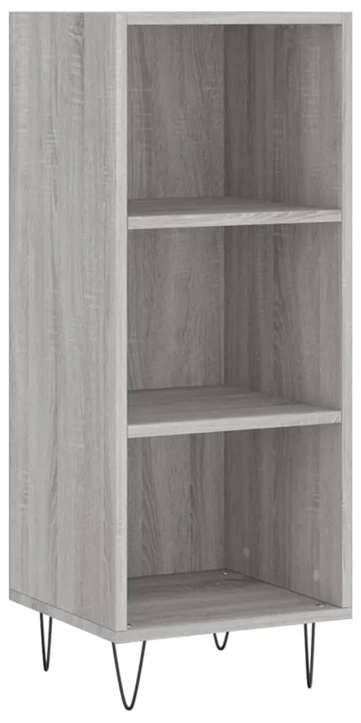 Skříň highboard šedá sonoma 34,5x32,5x180 cm kompozitní dřevo