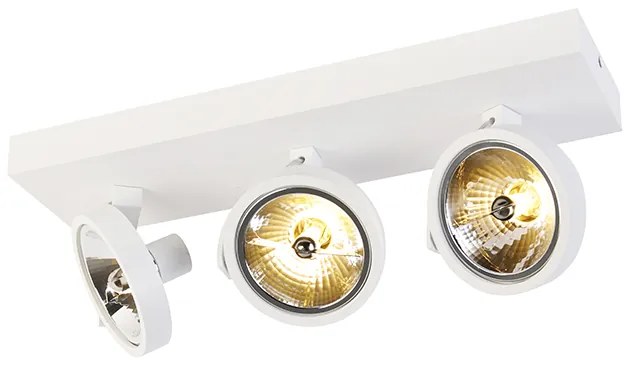 Designové bodové světlo bílé nastavitelné 3-světlo - Go