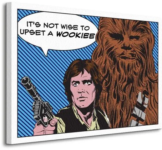 Obraz na plátně Star Wars (Its Not Wise To Upset A Wookiee) 80x60cm WDC90667