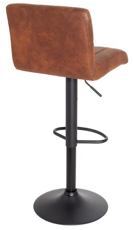 Barová židle Pretty vintage hnědá / 109 cm