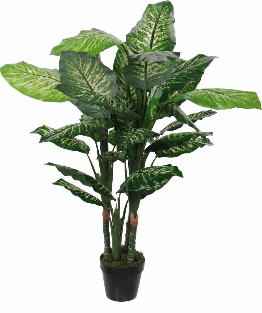 Mica Decorations Umělá květina Dieffenbachia zelená 100 cm