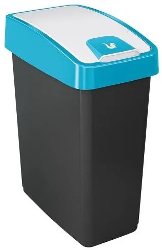 Odpadkový koš Keeeper Magne s dvojitým výklopem 25 l - modrý
