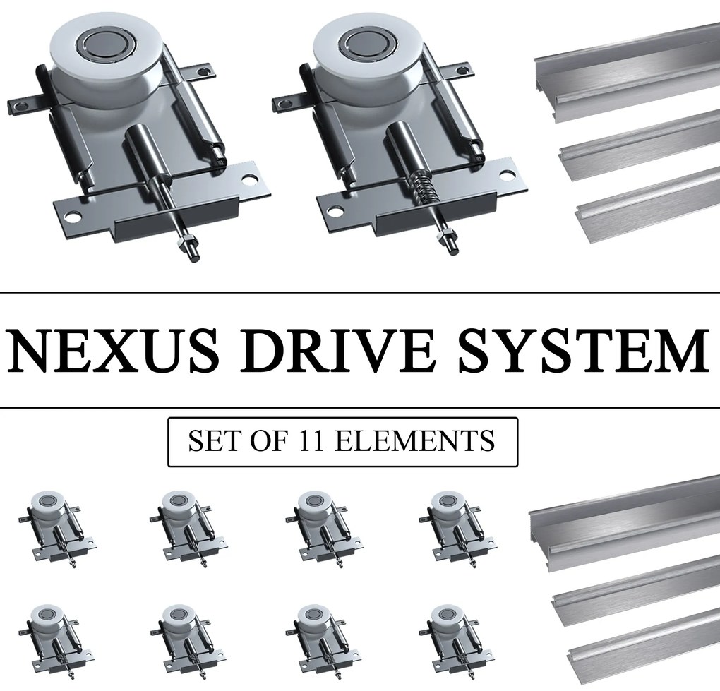 Šatní skříň SERENITY 158 cm Belini bílý mat / dub sonoma s posuvnými dveřmi a zrcadlem  ME SERENITY SZP7/0/W/DS/0/HIAL