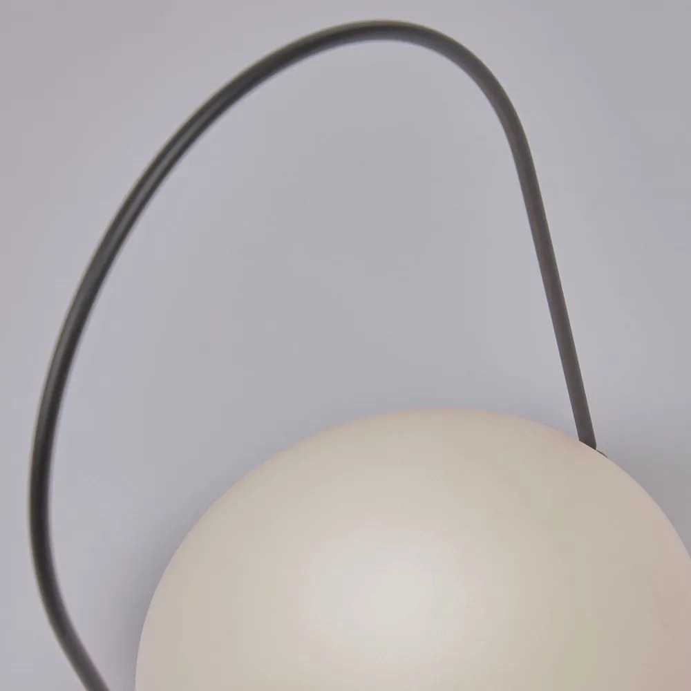 Venkovní lampa s černým držákem Kave Home Tea