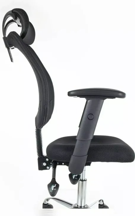 Černé kancelářské křeslo FLEXISEAT Q-118RC