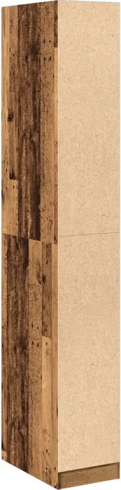 Šatní skříň old wood 30 x 50 x 200 cm kompozitní dřevo 3307691