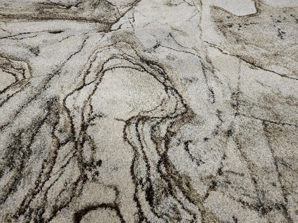 BE Koberec Wenus 7770 GREY - šedý obdélníkový Rozměr: 60x100 cm