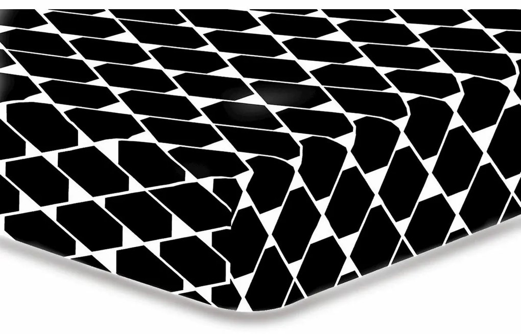 DecoKing Prostěradlo Rhombuses S2, 90 x 200 cm