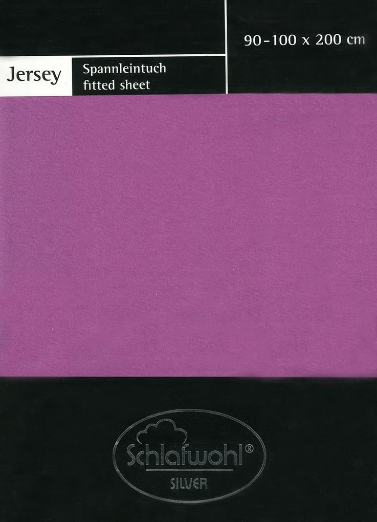 Schlafwohl Silver prostěradlo 90/100 x 200 cm - fialová | BIANO