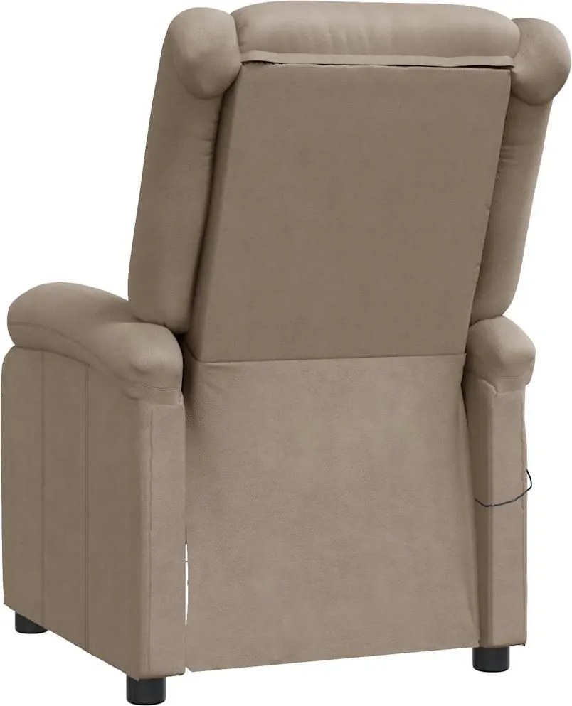 Polohovací křeslo cappuccino umělá kůže 340175