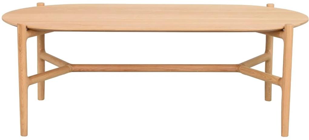 Dubový konferenční stolek ROWICO HOLTON 130 x 65 cm