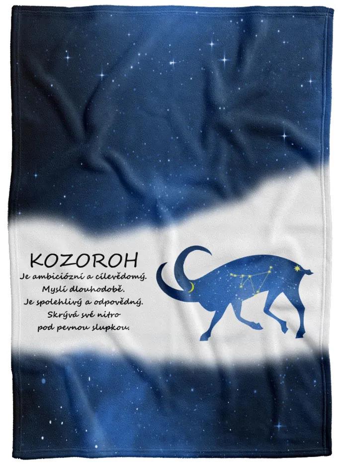 Deka Kozoroh (22.12. - 20.1.) - modrá