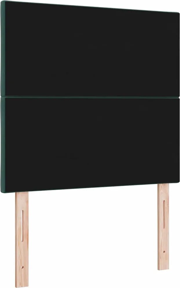 Čelo postele Tmavě zelená 100 cm samet 3337909