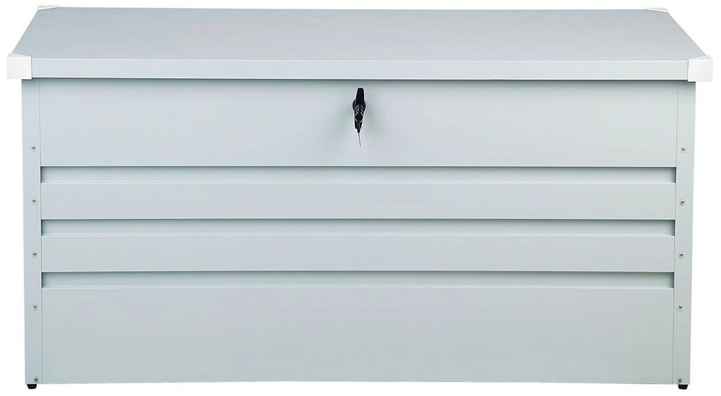 Úložný box, světle šedá, 130 x 62 cm, 400L CEBROSA Beliani