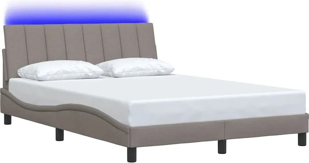Rám postele bez matrace Hanko taupe 120 x 200 cm textil 3310451