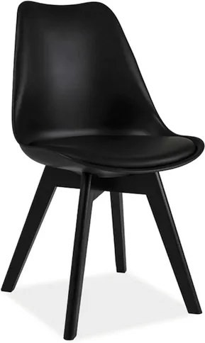 Jídelní židle Kris II - černo/černá