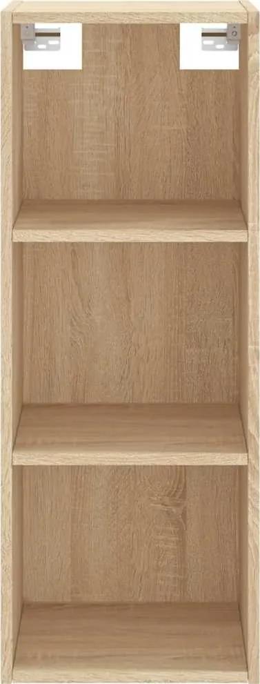 vidaXL Skříň highboard 34,5 x 34 x 180 cm kompozitní dřevo [3189624] Barva: dub sonoma