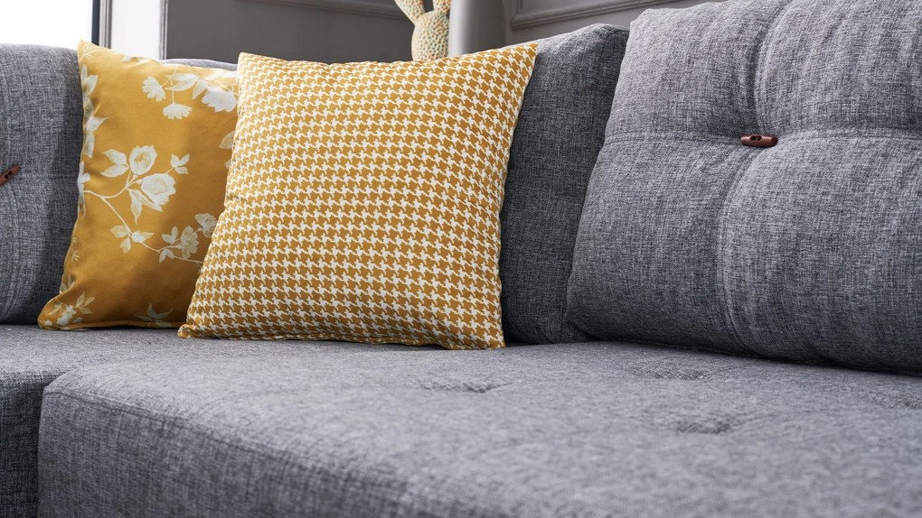 Atelier del sofa Rozkládací rohová pohovka MANAMA šedá levý roh 825BLC1182